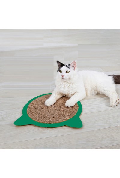 Nursoft Kedi Tırmalama Halısı-Yeşil
