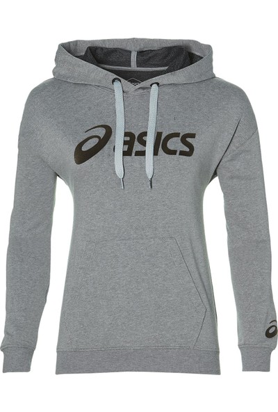 Asics BİG ASİCS OTH HOODİE Kadın Gri Sweatshirt - 2032A990-020