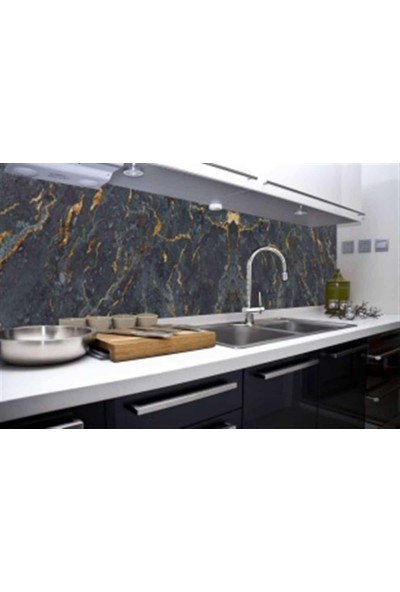 GK Evim Mutfak Tezgah Arkası Kendinden Yapışkanlı Folyo