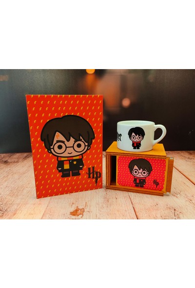 Hediye Deposu Harry Potter Parlak Defter ve Kutulu Kupa Hediye Deposu Harry Potter Parlak Defter ve Kutulu Kupa