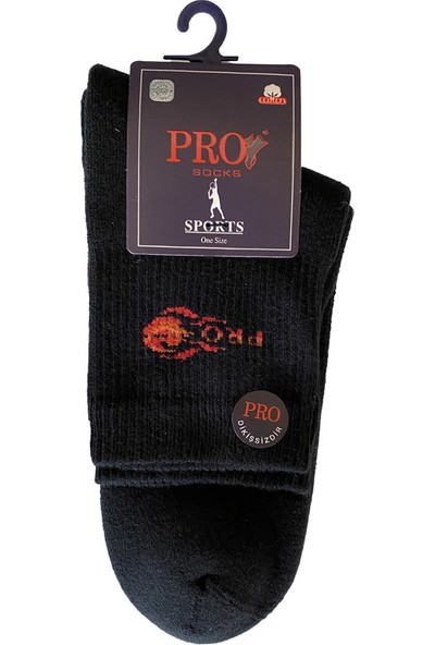 Pro Çorap 14012 Aztec Havlu Erkek Patik Çorabı Siyah 41-44 Pro Çorap 14012 Aztec Havlu Erkek Patik Çorabı Siyah 41-44