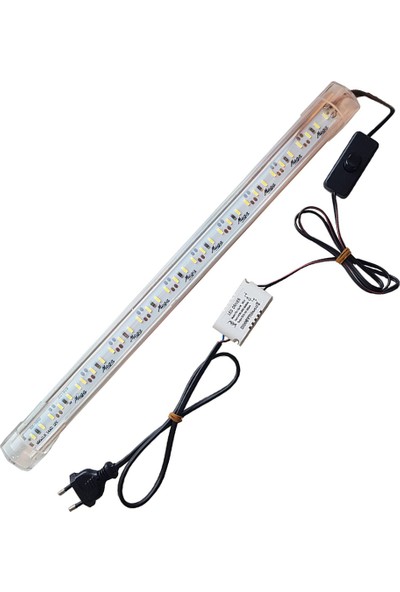 Bonny Nice Akvaryum Aydınlatma Çubuk Bar LED Alüminyum Kasa Beyaz Işık 25 cm Bonny Nice Akvaryum Aydınlatma Çubuk Bar LED Alüminyum Kasa Beyaz Işık 25 cm