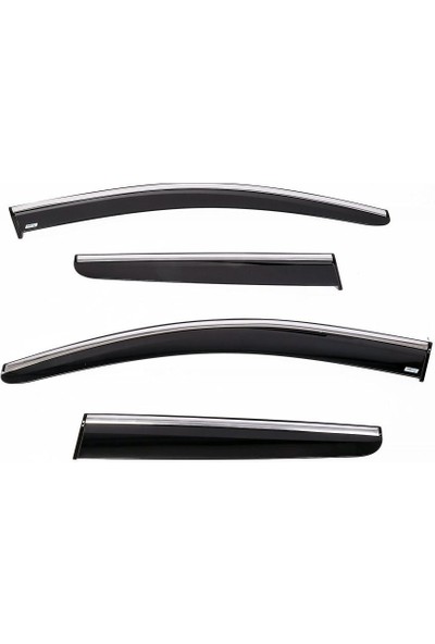 Sunplex Honda Civic Cam Rüzgarlığı Kromlu 4 Parça Sunplex Honda Civic Cam Rüzgarlığı Kromlu 4 Parça
