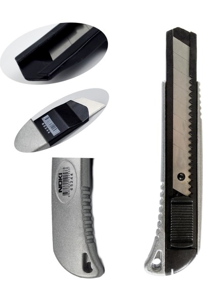 Noki Geniş Profesyonel Maket Bıçağı Metal Gövde Noki Geniş Profesyonel Maket Bıçağı Metal Gövde