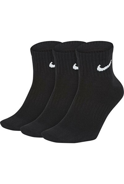 Nike Unisex Siyah Spor - Kolej Çorap Seti - 3'lü Nike Unisex Siyah Spor - Kolej Çorap Seti - 3'lü