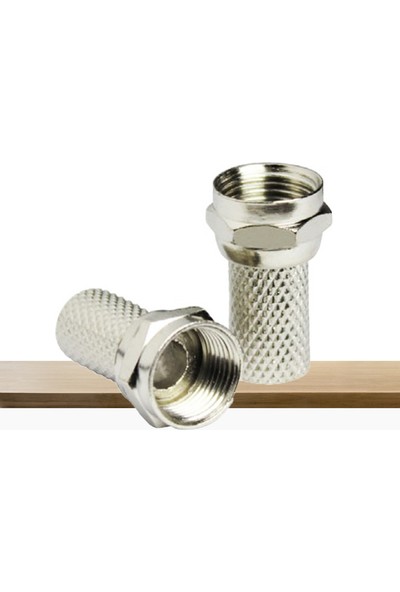 Elektromall F Konnektör Standart Anten ve Uydu Kablo Ucu 50 Adet Elektromall F Konnektör Standart Anten ve Uydu Kablo Ucu 50 Adet