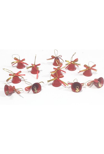 Funworld Yılbaşı Yeni Yıl Süsü Çam Ağacı Süs Metal Çan 12'li Funworld Yılbaşı Yeni Yıl Süsü Çam Ağacı Süs Metal Çan 12'li