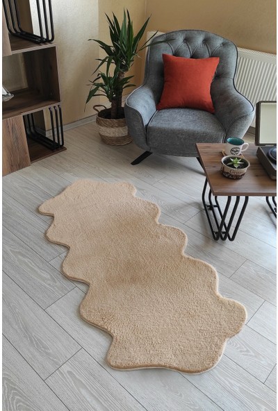 Sarar Vizon Peluş Post Çift Kafa Yıkanabilir Kaymaz Taban Tavşan Tüyü Halı Yolluk Sarar Vizon Peluş Post Çift Kafa Yıkanabilir Kaymaz Taban Tavşan Tüyü Halı Yolluk