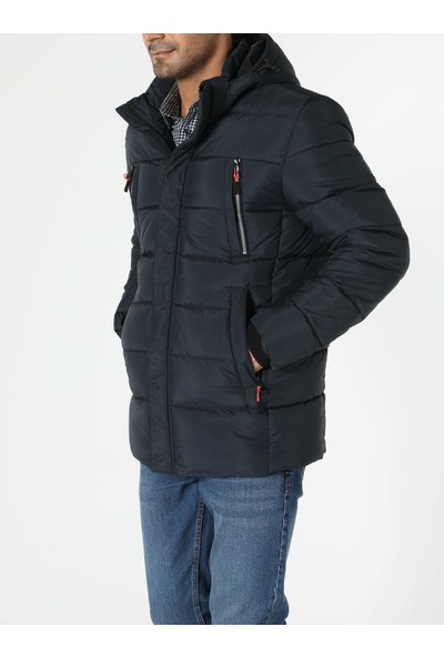 Colin's Slim Fit Lacivert Erkek Dıs Gıyım Mont Colin's Slim Fit Lacivert Erkek Dıs Gıyım Mont