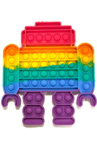 Savas Grup Robot Pop It Push Bubble Fidget Oyuncak Popit Gökkuşağı Duyusal Zihinsel Stres Oyuncak Savas Grup Robot Pop It Push Bubble Fidget Oyuncak Popit Gökkuşağı Duyusal Zihinsel Stres Oyuncak