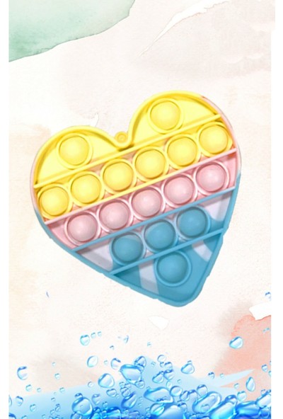 Popit Kalp Pastel 11X11CM