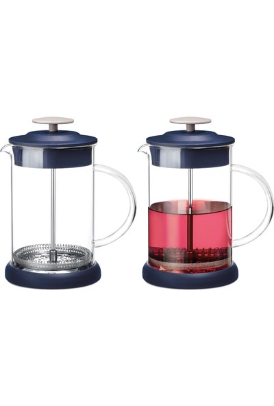 Madame Coco Paule French Press - Lacivert - 800 ml Madame Coco Paule French Press - Lacivert - 800 ml