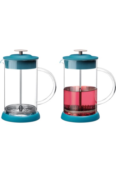 Madame Coco Paule French Press - Turkuaz - 600 ml Madame Coco Paule French Press - Turkuaz - 600 ml