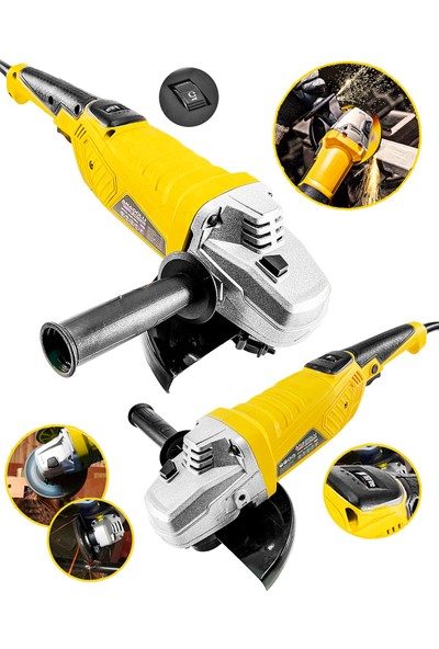 Anadolu Strong ANS1099 1800 W Profesyonel 180MM Spiral Taşlama Makinesi Anadolu Strong ANS1099 1800 W Profesyonel 180MM Spiral Taşlama Makinesi