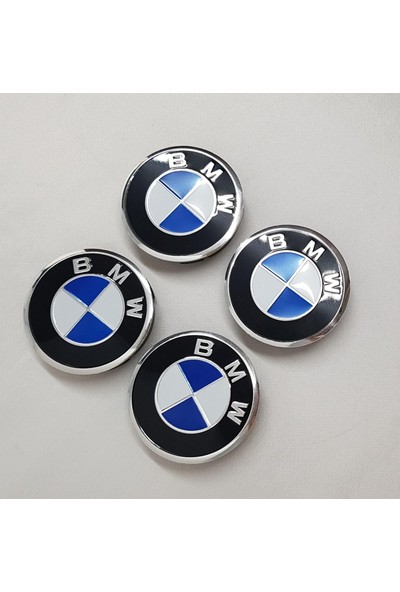 Yed Jant Göbeği Bmw 69 / 65 (65 mm İç Çap) 4'lü Set Mavi