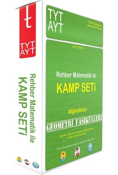 Tonguç Akademi Rehber Matematikle Kamp Seti - Tyt-Ayt Geometri Fasikülleri Seti
