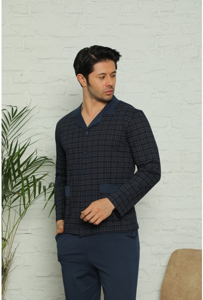 Birşen Tekstil Erkek Uzun Kollu Penye Pijama Takımı