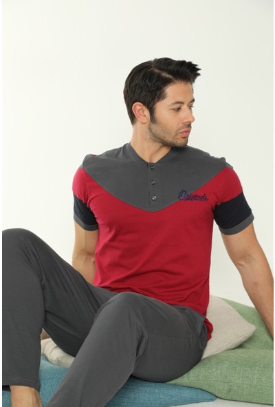 Miss Perry Erkek Kısa Kollu Pijama Takımı Miss Perry Erkek Kısa Kollu Pijama Takımı