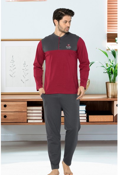 Birşen Tekstil Erkek Penye Uzun Kollu Pijama Takımı
