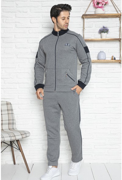 Birşen Tekstil Erkek3 Iplik Kumaş Kışlık Pijama Takımı