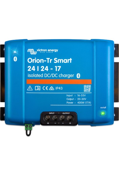 Victron Orion-Tr Yalıtımlı Smart Konvertör 24V / 24V-17A(408W) Victron Orion-Tr Yalıtımlı Smart Konvertör 24V / 24V-17A(408W)