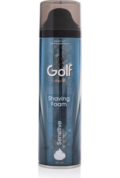 Golf Cosmetics Tıraş Köpüğü 200 Ml - Sensitive Golf Cosmetics Tıraş Köpüğü 200 Ml - Sensitive