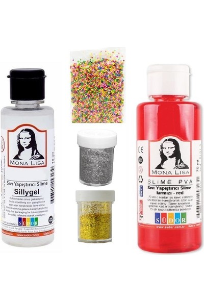 Südor Slime Seti Kırmızı Renk 70 ml Renkli Slaym Südor Sılaym Seti 70 ml Slime Borax Südor Slime Seti Kırmızı Renk 70 ml Renkli Slaym Südor Sılaym Seti 70 ml Slime Borax