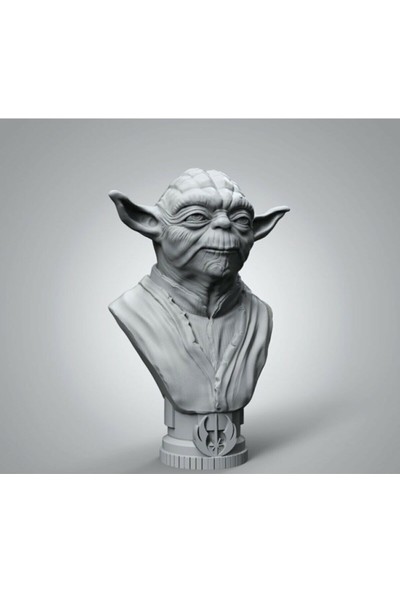 3D Yoda Büst Figür