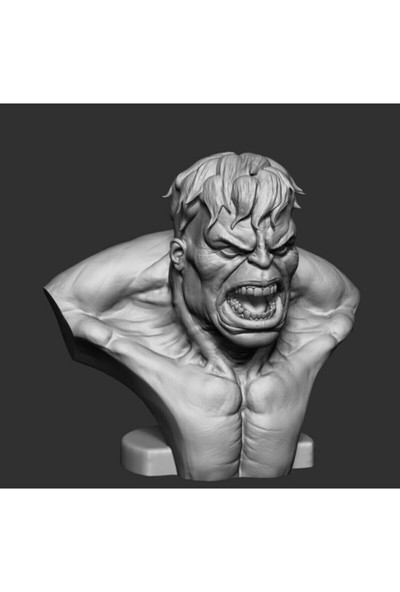 3D Ekspres Hulk Büst Figür 3D Ekspres Hulk Büst Figür