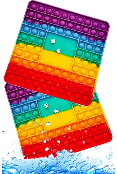 Tavla Popit Zarlı 20CM Kare Devboy Popit Tavla Popit Zarlı 20CM Kare Devboy Popit