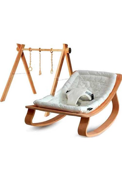 Mukabo Star Active Ahşap Ana Kucağı Baby Gym Set