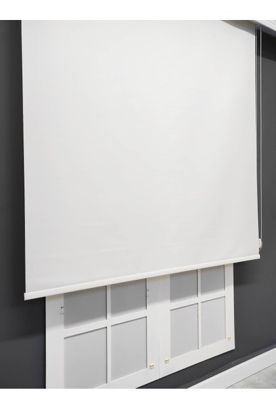 Peraper Perde Ekru Mat Polyester Stor Peraper Perde Ekru Mat Polyester Stor