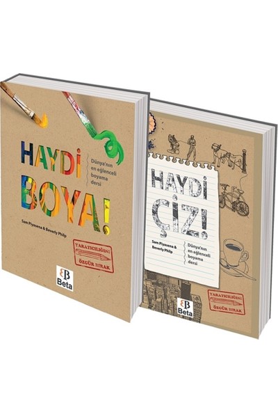 Haydi Boya - Çiz Seti 2 Kitap Haydi Boya - Çiz Seti 2 Kitap