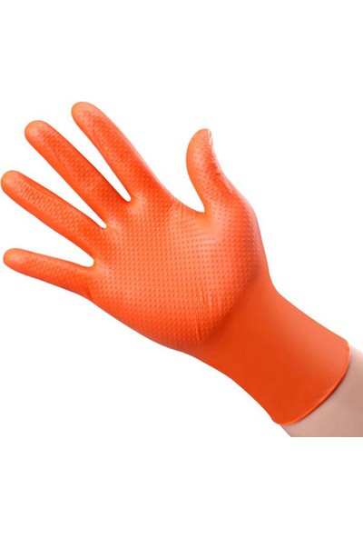 NT-İ GLOVE Nti-Glove Turuncu Pudrasız Nitril Koruma Eldiveni 50 Adet L NT-İ GLOVE Nti-Glove Turuncu Pudrasız Nitril Koruma Eldiveni 50 Adet L