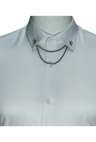 Elegante Cravatte Zincirli Gömlek Yaka Iğnesi Elegante Cravatte Zincirli Gömlek Yaka Iğnesi