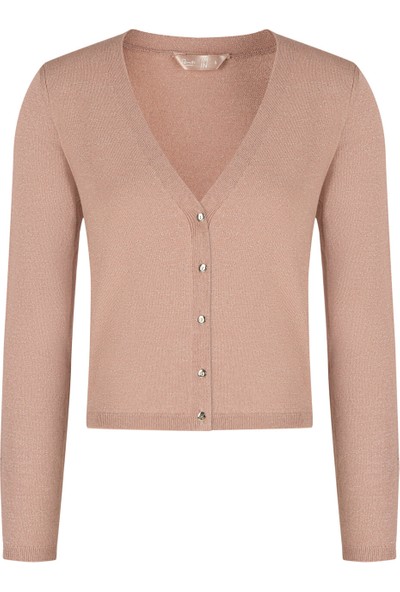 Penti Gül Kurusu Dazzling Knitted Ev Hırkası Penti Gül Kurusu Dazzling Knitted Ev Hırkası