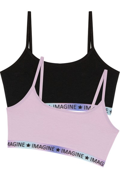Penti Çok Renkli Teen Imagine 2li Yarım Atlet Penti Çok Renkli Teen Imagine 2li Yarım Atlet