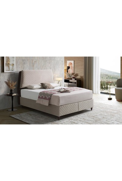 Homedius Baza ve Başlık Takımı Woollen 90X190