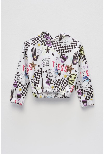 B&G Store Kız Çocuk Desenli S-Shirt 21FW0TJ4416