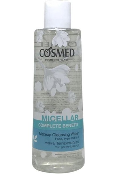 Cosmed Micellar Complete Benefit Makyaj Temizleme Suyu 400 ml Cosmed Micellar Complete Benefit Makyaj Temizleme Suyu 400 ml