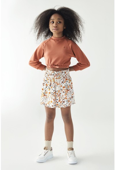 B&G Store Kız Çocuk Desenli Etek 21PFWTJ4301