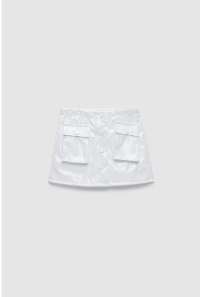 B&G Store Kız Bebek Beyaz Etek 21PFWBG2301