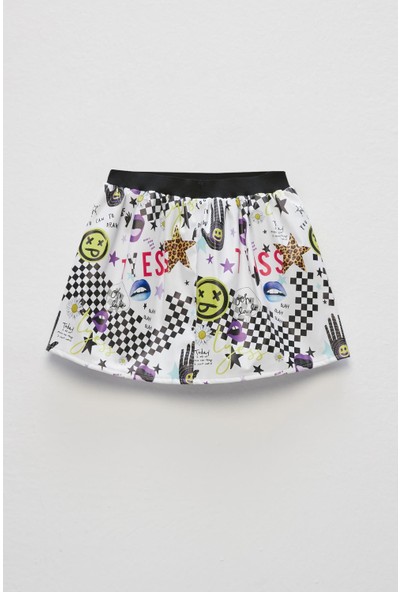 B&G Store Kız Çocuk Desenli Etek 21FW0TJ4303