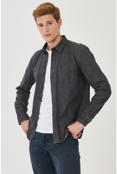 Wrangler Regular Fit Normal Kesim %100 Pamuk Uzun Kollu Gömlek Wrangler Regular Fit Normal Kesim %100 Pamuk Uzun Kollu Gömlek