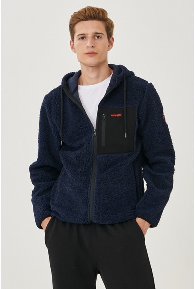 Wrangler Regular Fit Normal Kesim Sherpa Suni Yünlü Ceket