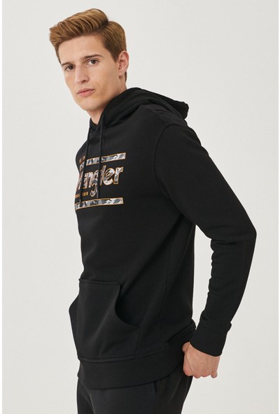 Wrangler Regular Fit Normal Kesim %100 Pamuk Kapüşonlu Sweatshirt