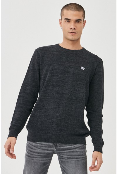 Lee Regular Fit Bol Kesim Balıkçı Yaka Triko