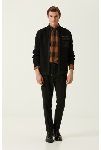 Network Jogger Fit Siyah Pantolon