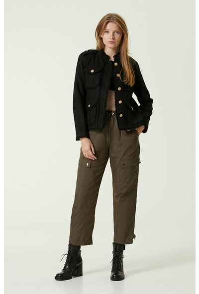 Network Regular Fit Haki Pantolon