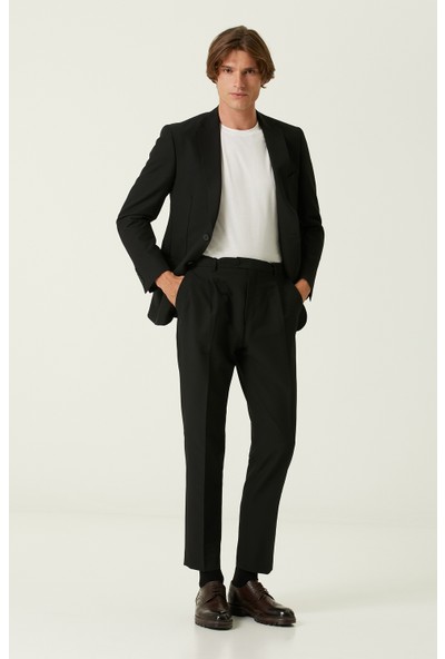 Network Jogger Fit Siyah Pantolon